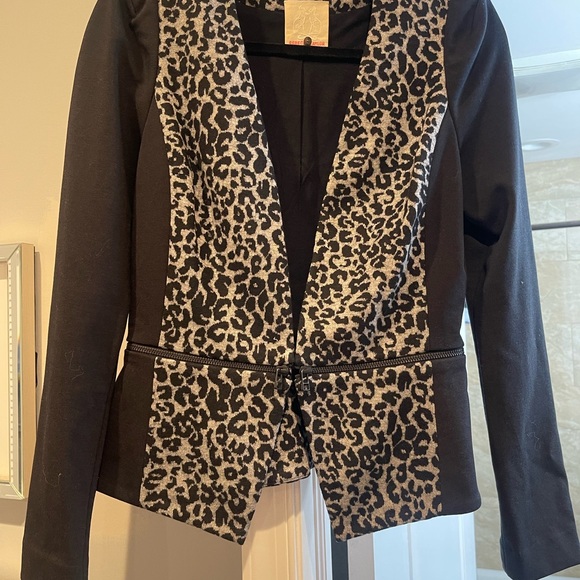 Rebecca Taylor | Jackets & Coats | Rebecca Taylor Black Blazer With ...